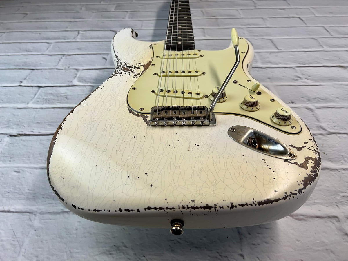 CSS Arctic White Heavy Relic '60s – Fraser Guitars